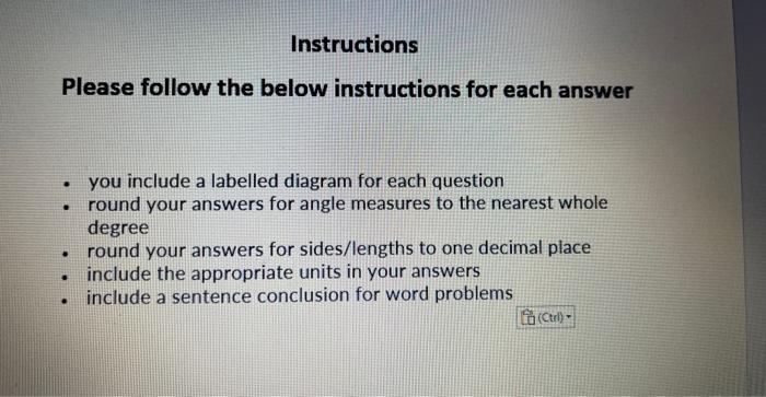Solved Instructions Please follow the below instructions for | Chegg.com