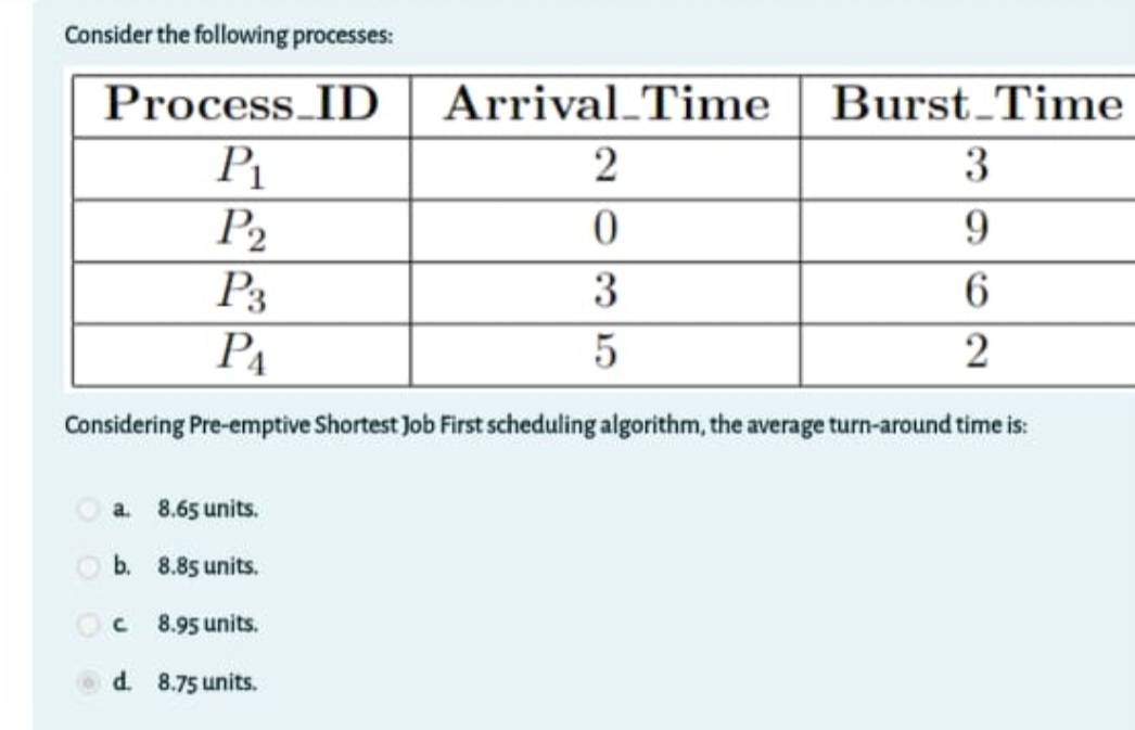 Solved Consider the following | Chegg.com