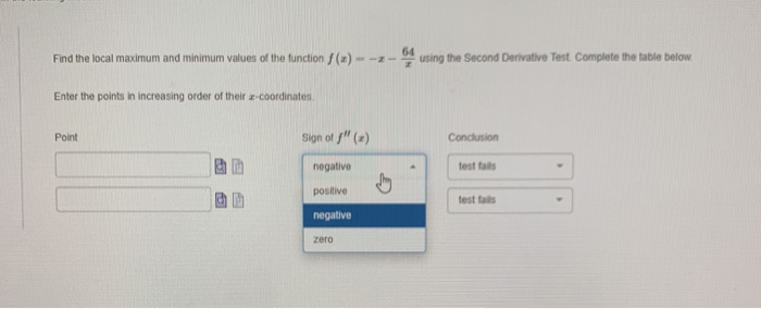 Solved Find the local maximum and minimum values of the | Chegg.com