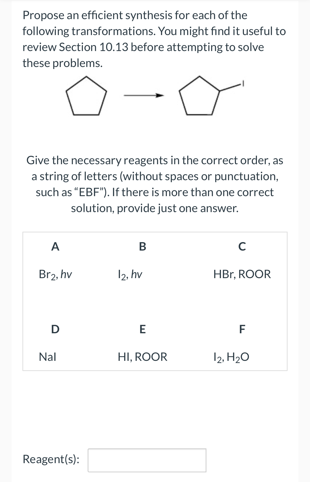 Solved Propose an efficient synthesis for each of the | Chegg.com