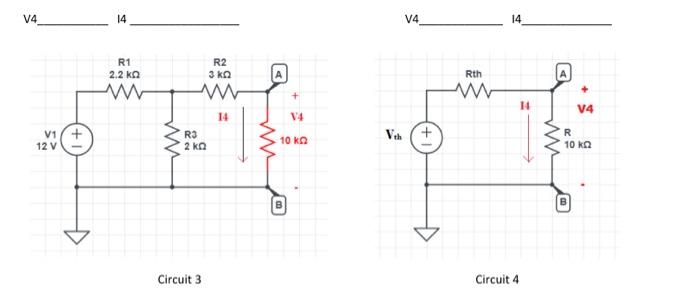 Solved Circuit 3 Circuit 4 | Chegg.com