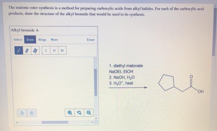 Solved Draw The Structure Of The Organic Product Formed When