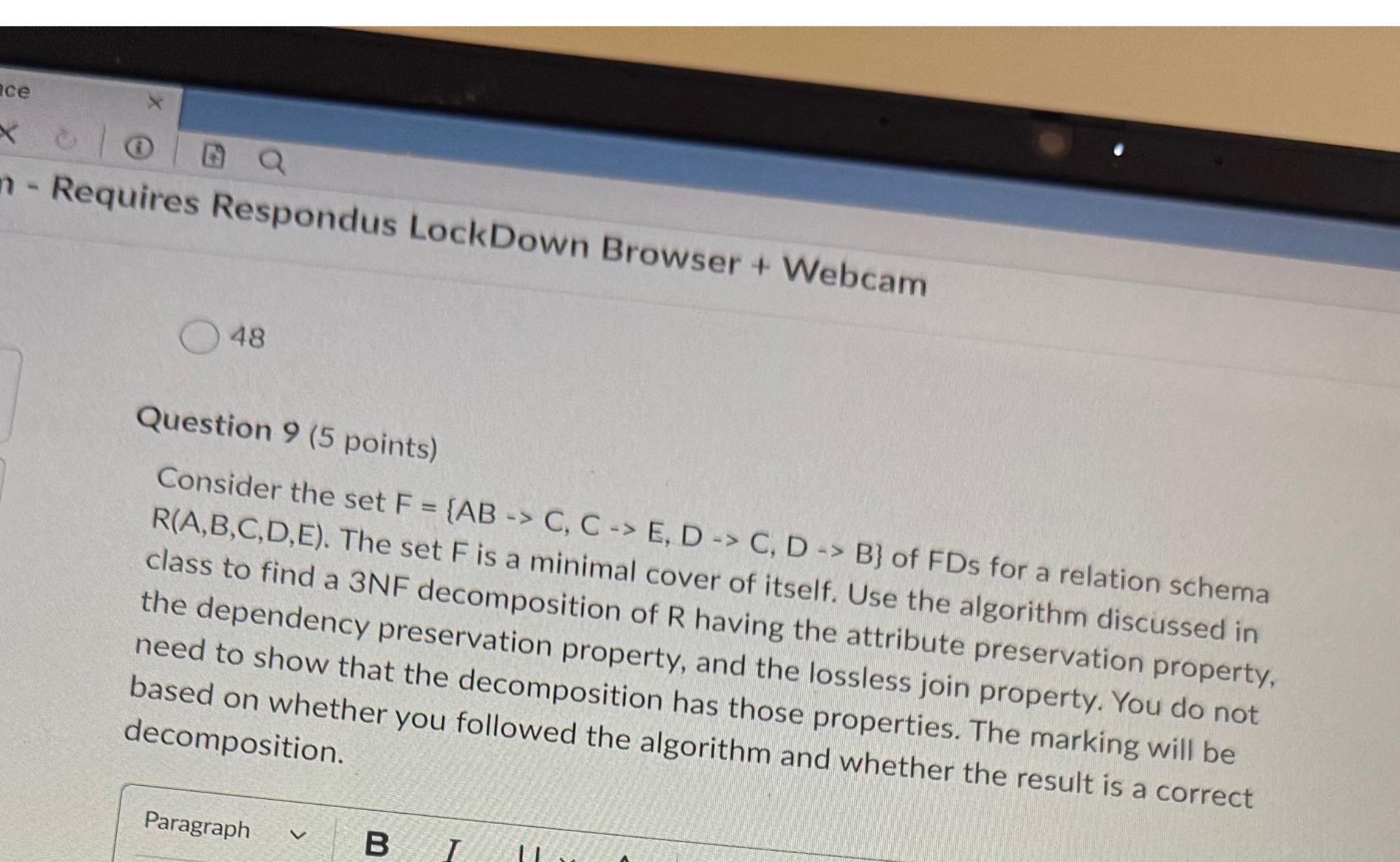 Solved n-Requires Respondus LockDown Browser + | Chegg.com