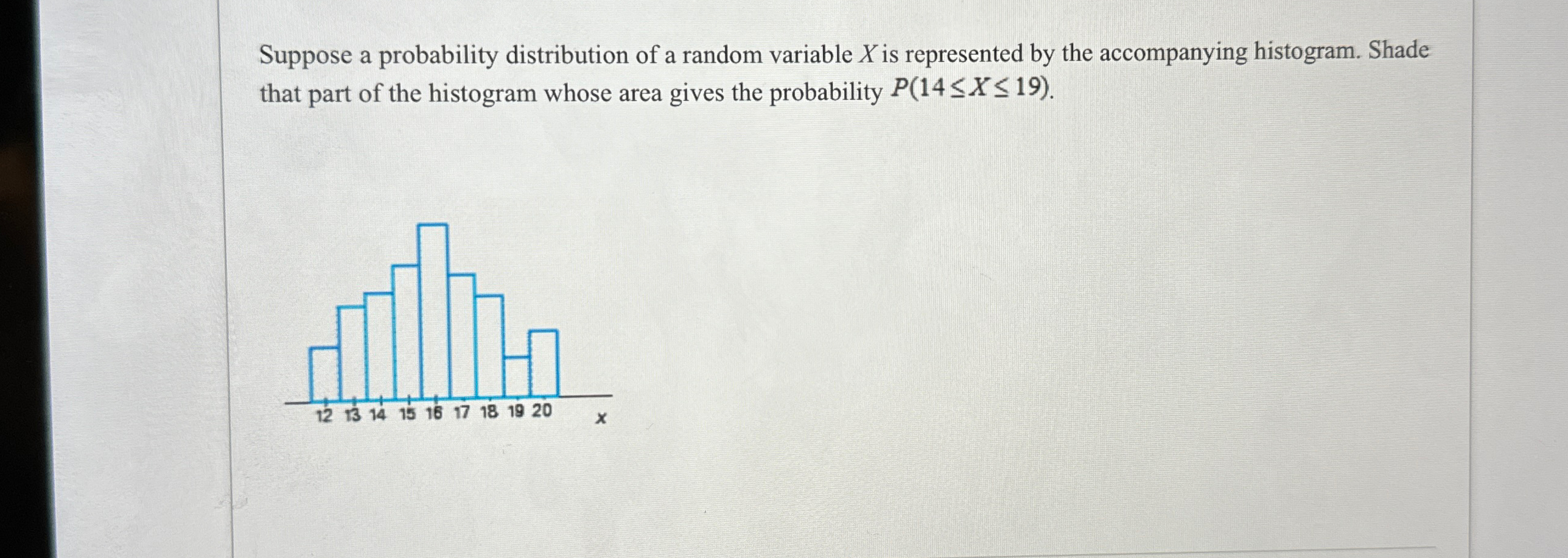 Solved Suppose a probability distribution of a random | Chegg.com