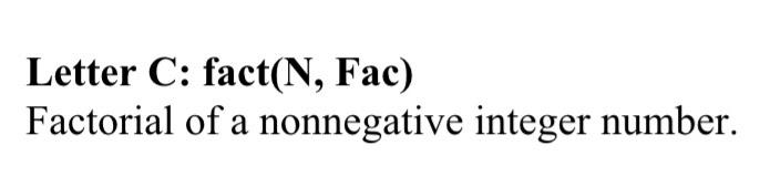 Solved Write in the SWI Prolog programming language the | Chegg.com