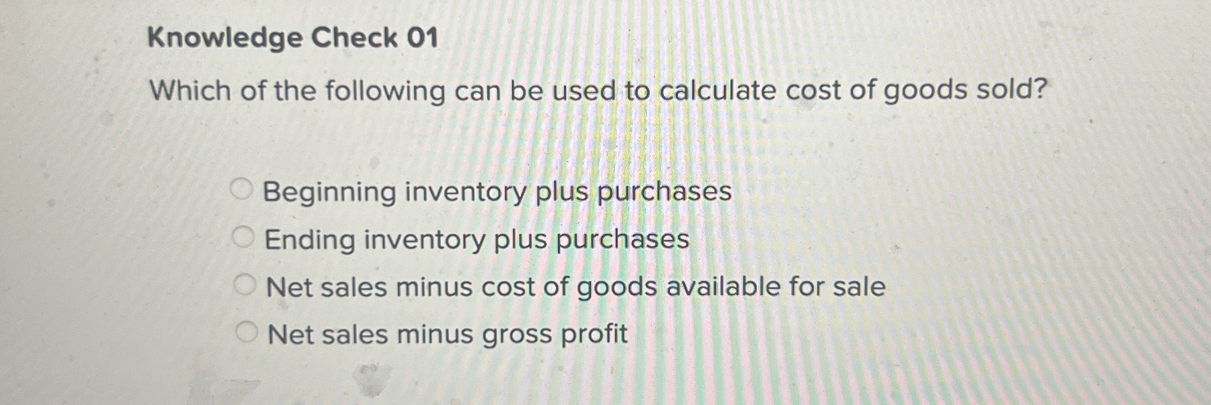 Solved Knowledge Check 01Which of the following can be used | Chegg.com