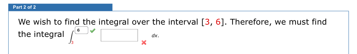 Solved Part 2 ﻿of 2We wish to find the integral over the | Chegg.com