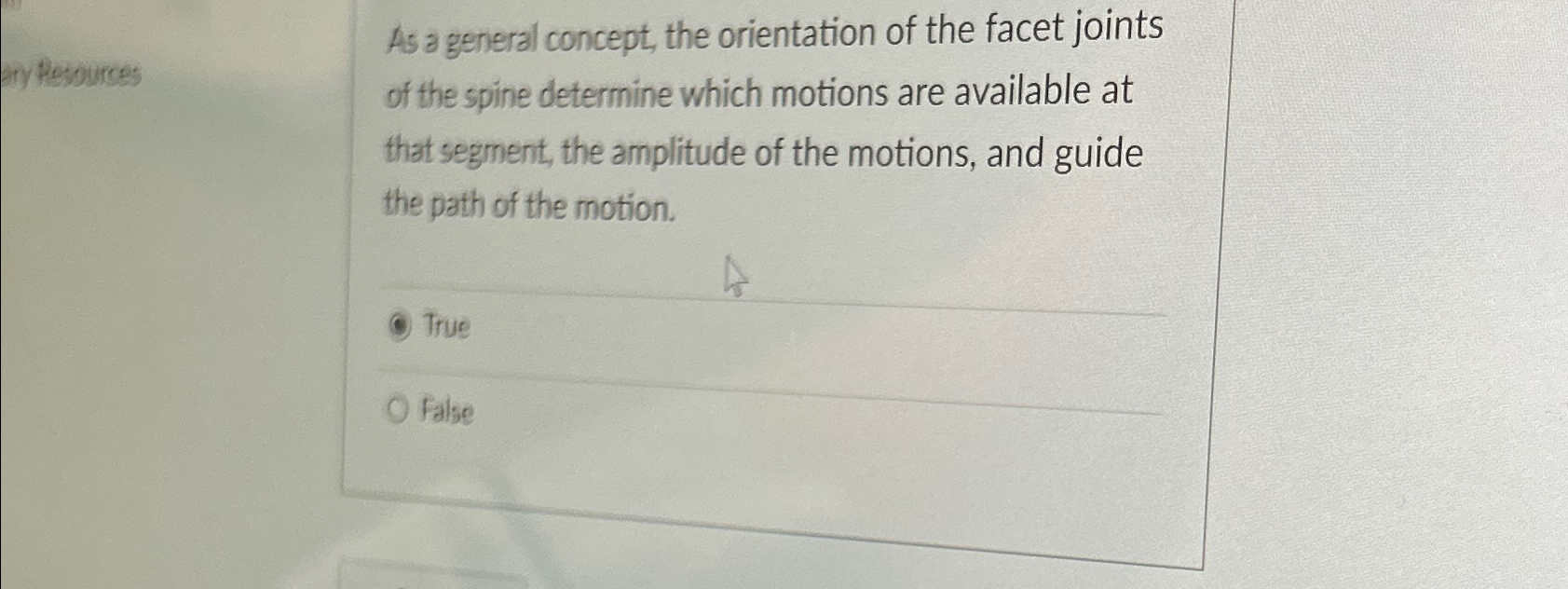 Solved As a general concept, the orientation of the facet | Chegg.com