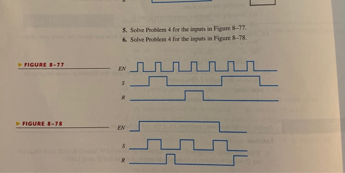 Solved 5. Solve Problem 4 for the inputs in Figure 8-77. 6. | Chegg.com Solved 5. Solve Problem 4 for the inputs in Figure 8-77. 6. | Chegg.com