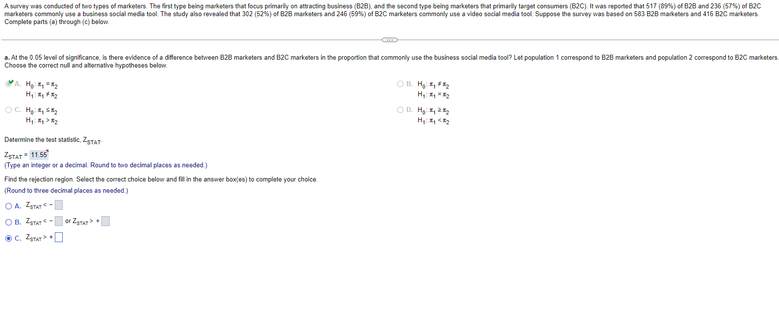 Solved Complete parts (a) ﻿through (c) ﻿below.Choose the | Chegg.com