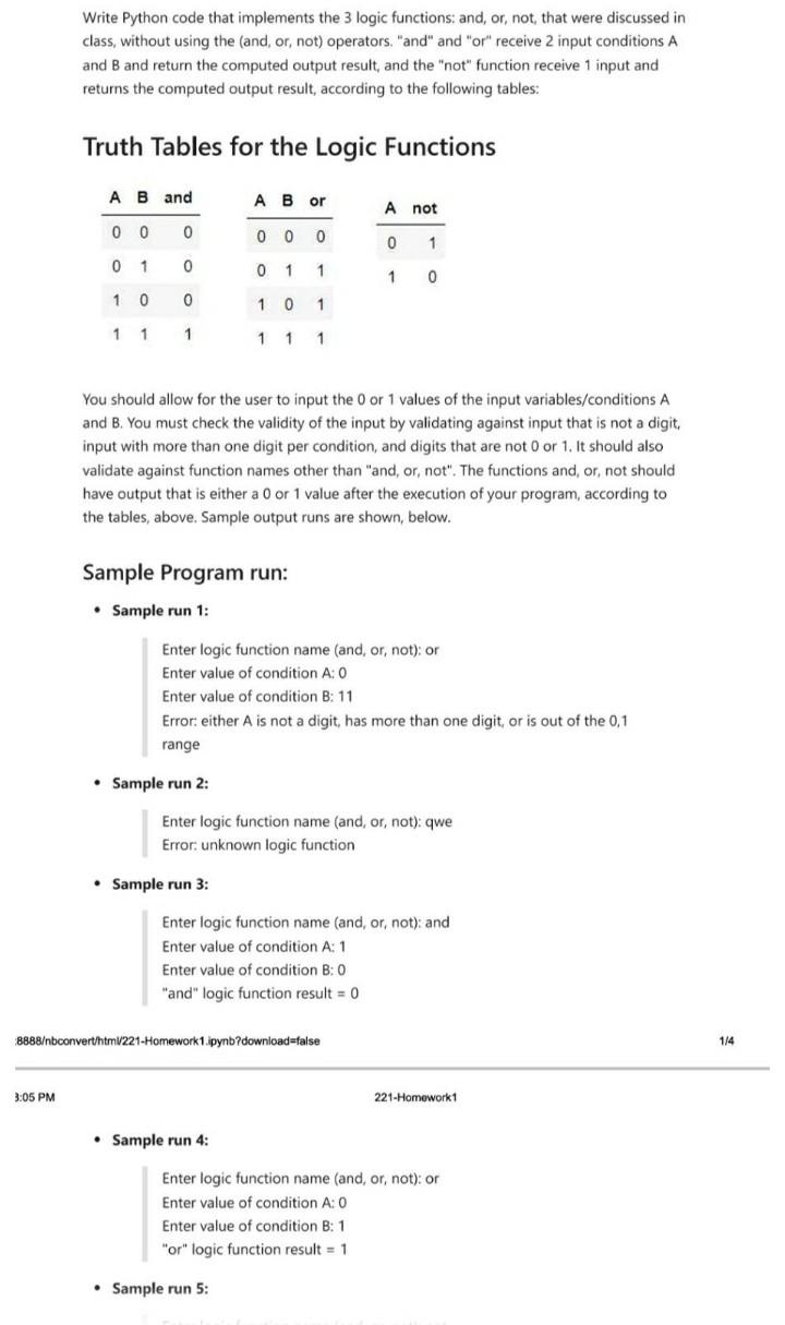 Solved you can use (and , or , not ) and if else or elif | Chegg.com
