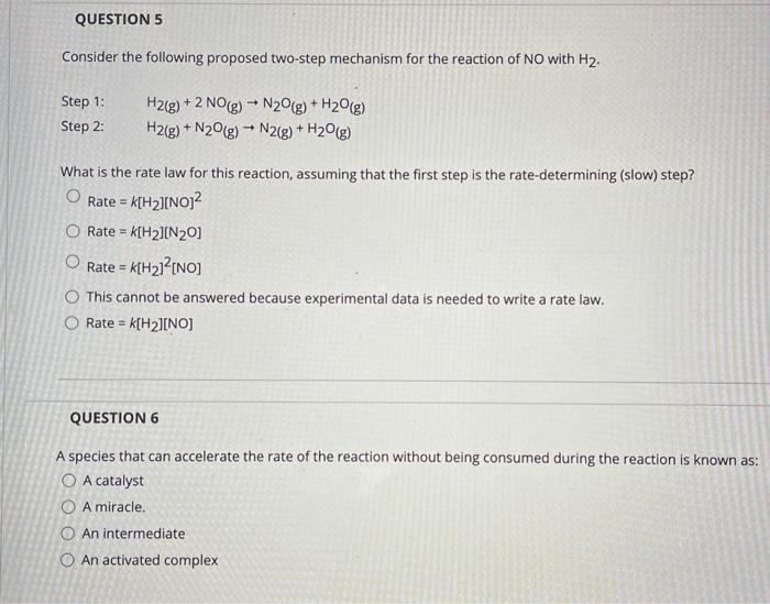 Solved QUESTION 5 Consider the following proposed two-step | Chegg.com