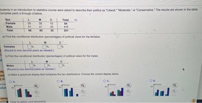 Solved tudents in an introduction to statistics course were | Chegg.com