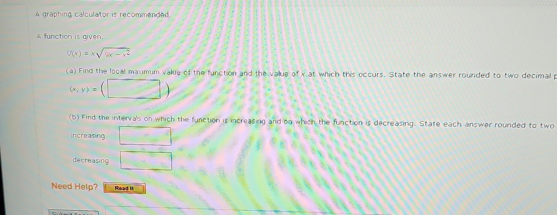 Solved a . State the answer rounded to two decimal places b. | Chegg.com