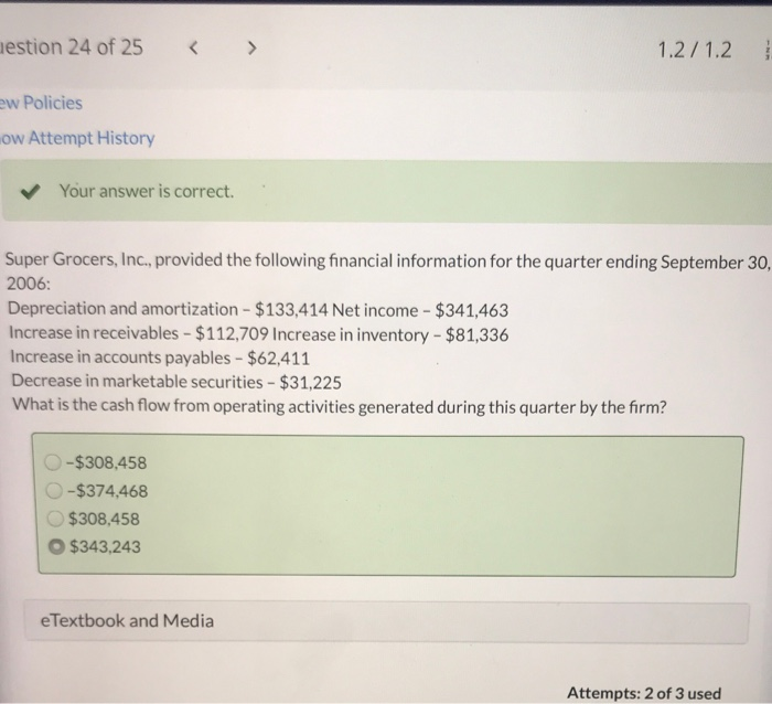 Solved estion 24 of 25 1.2/1.2 1 ew Policies ow Attempt | Chegg.com Solved estion 24 of 25 1.2/1.2 1 ew Policies ow Attempt | Chegg.com