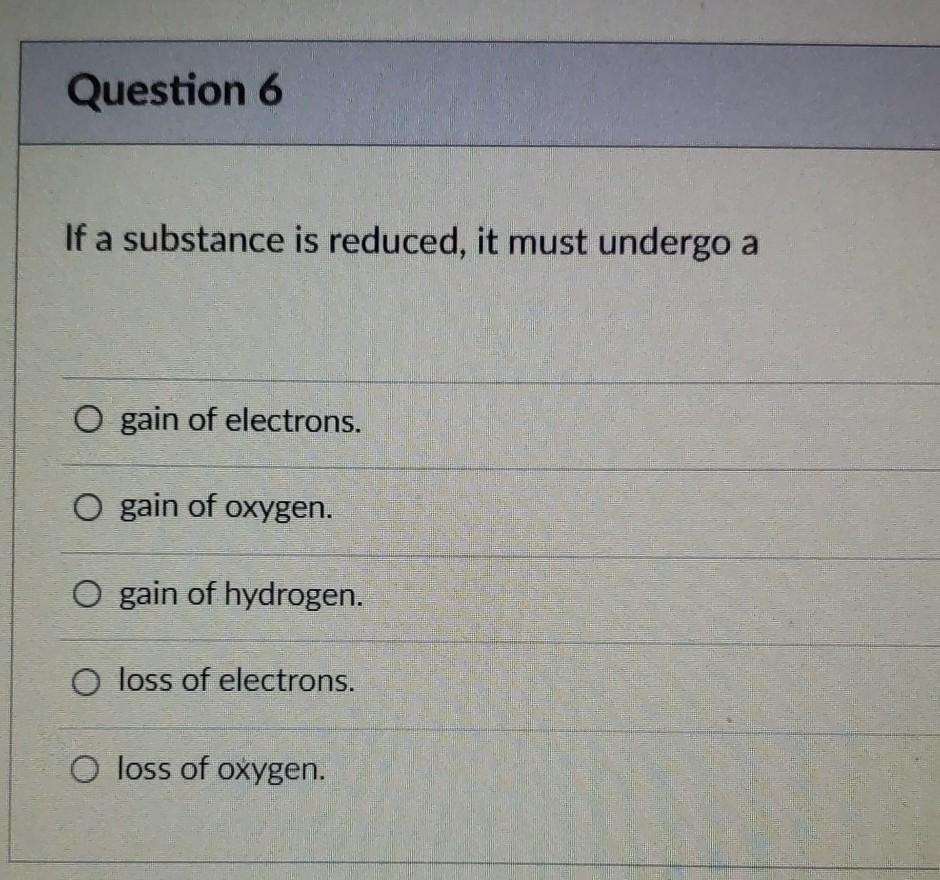 Solved Question 1 What is the oxidation number of oxygen in | Chegg.com