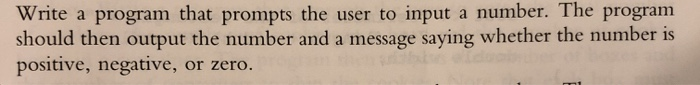 Solved Write a program that prompts the user to input a | Chegg.com