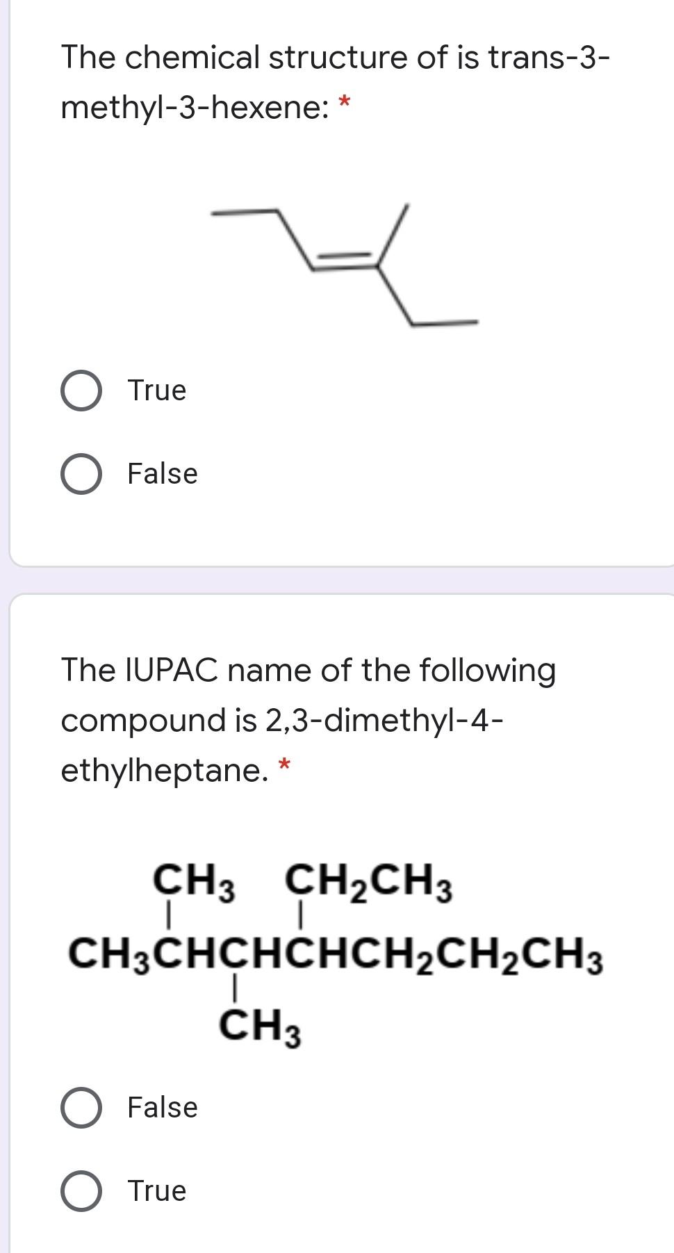Solved The chemical structure of is trans-3- | Chegg.com