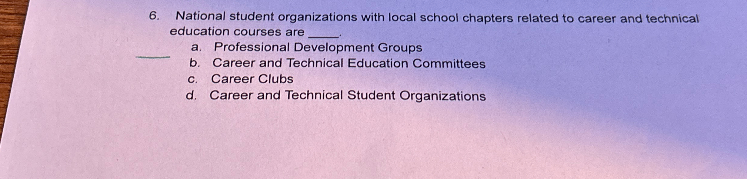 Solved National student organizations with local school | Chegg.com