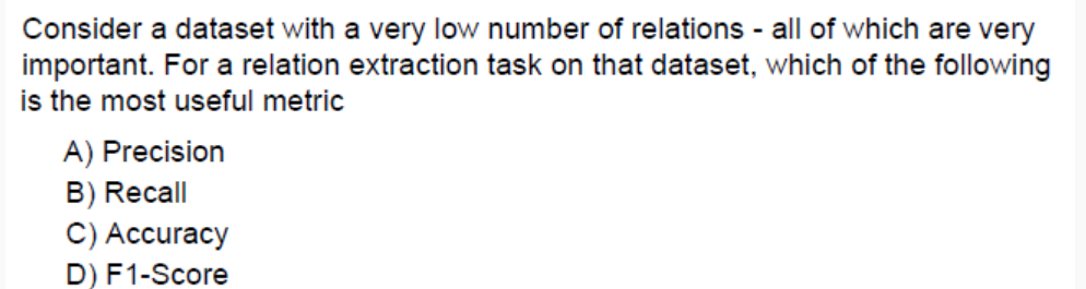 Solved Consider a dataset with a very low number of | Chegg.com