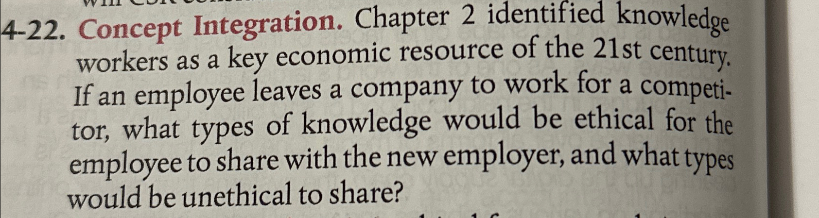 Solved 4-22. ﻿Concept Integration. Chapter 2 ﻿identified | Chegg.com