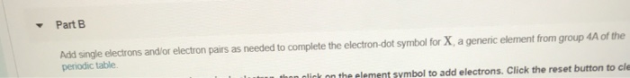 Solved Part A an le Add single electrons and/or electron | Chegg.com