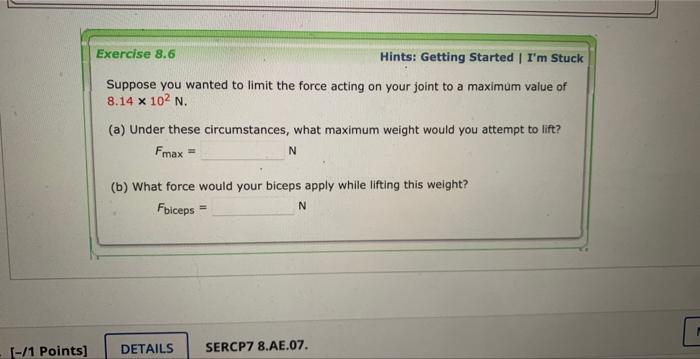 Solved Exercise 8.5 Hints: Getting Started I I'm Stuck | Chegg.com