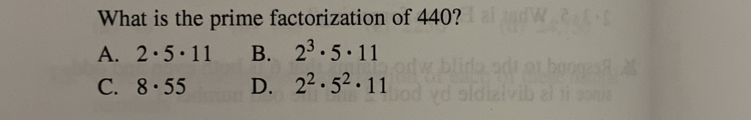 Solved What is the prime factorization of | Chegg.com