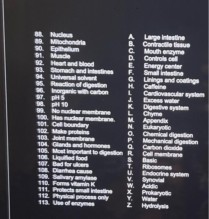 Solved matching | Chegg.com
