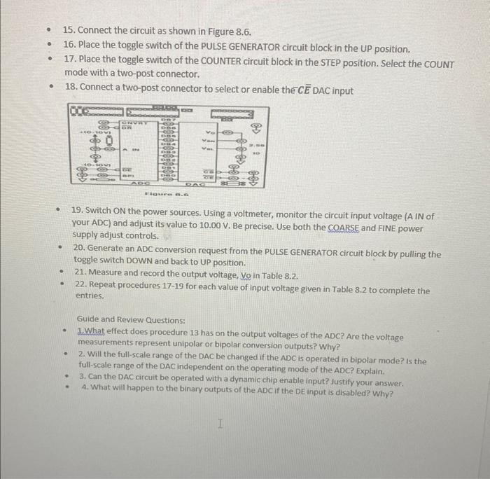 Solved Analog-to-Digital and Digital-to-Analog Converters | Chegg.com