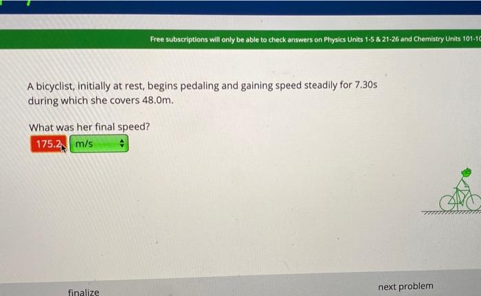 Solved Free subscriptions will only be able to check answers | Chegg.com