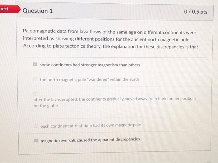 Solved Partial Question 4 0.5 / 1.5 pts Vine, Matthews & | Chegg.com