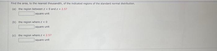Solved Find the area, to the nearest thousandth, of the | Chegg.com