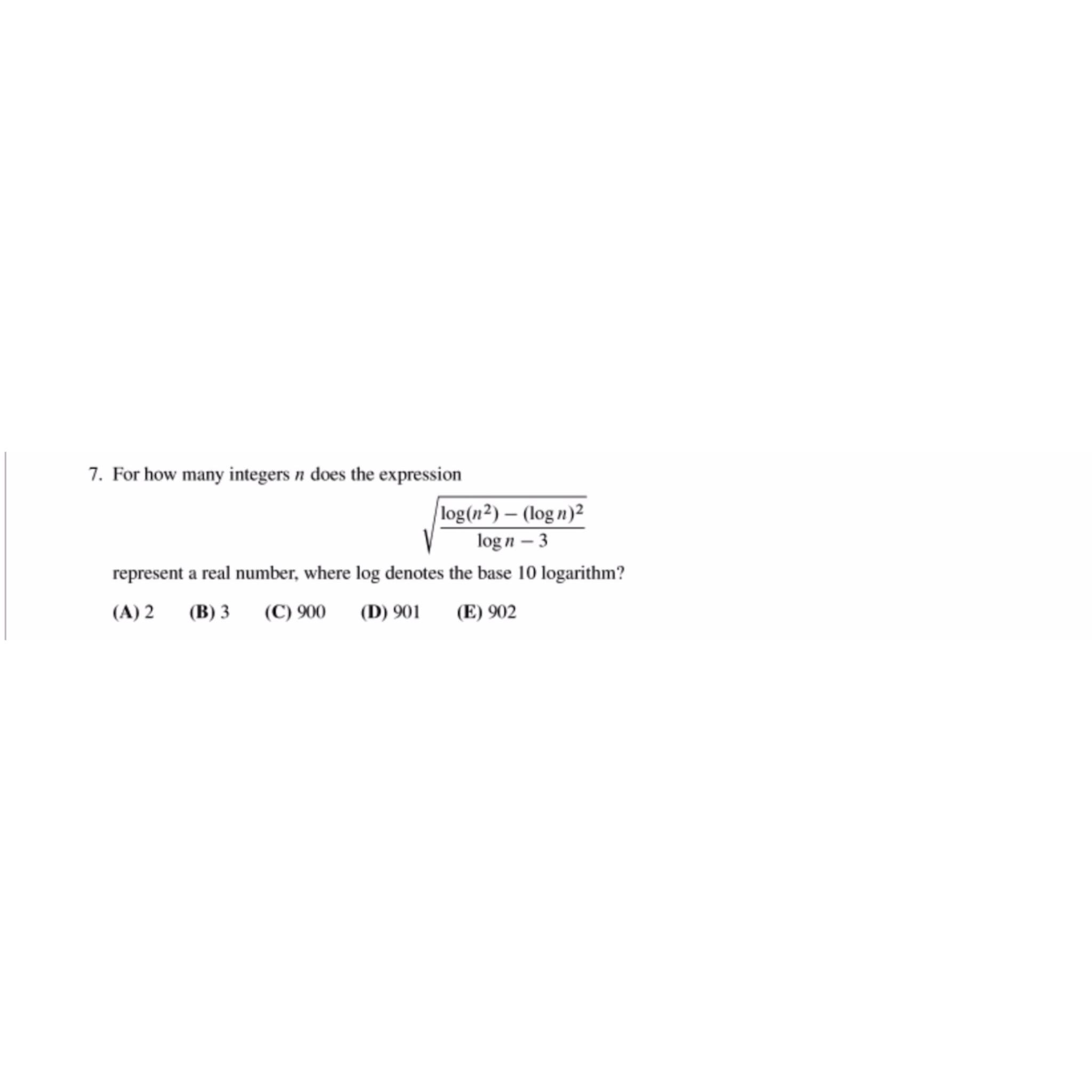 Solved For how many integers n ﻿does the | Chegg.com