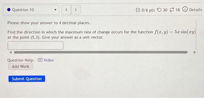 Solved Please show your answer to 4 decimal places. Find the | Chegg.com
