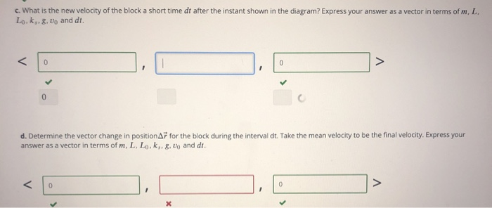 A block with mass m is oscillating vertically on a | Chegg.com