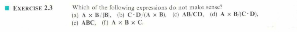Solved EXERCISE 2.3 ﻿Which of the following expressions do | Chegg.com