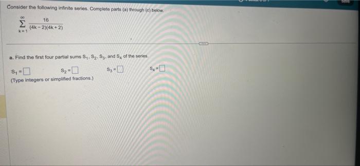 Solved Consider the infinite series ∑k=1∞k1. Evaluate the | Chegg.com