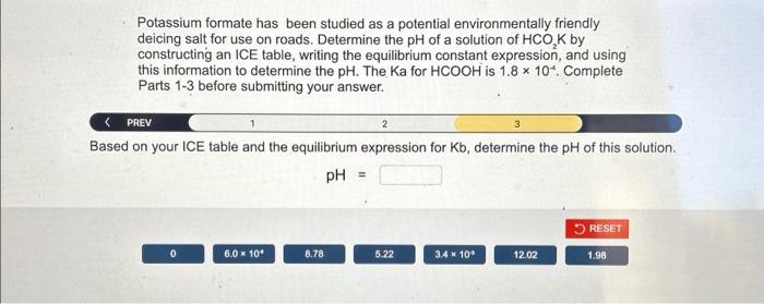 Solved Determine the pH of a solution by constructing an ICE | Chegg.com