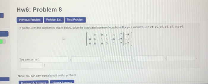 Solved Hw6: Problem 8 Previous Problem Problem List Next | Chegg.com