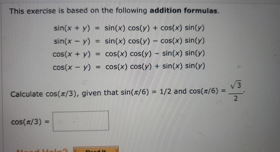 Solved This exercise is based on the following addition | Chegg.com