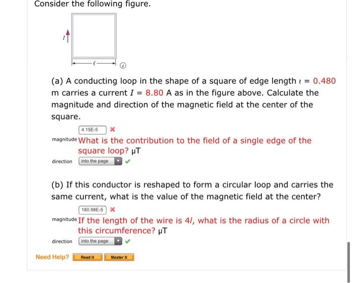 Solved Consider the following figure. (a) A conducting loop | Chegg.com