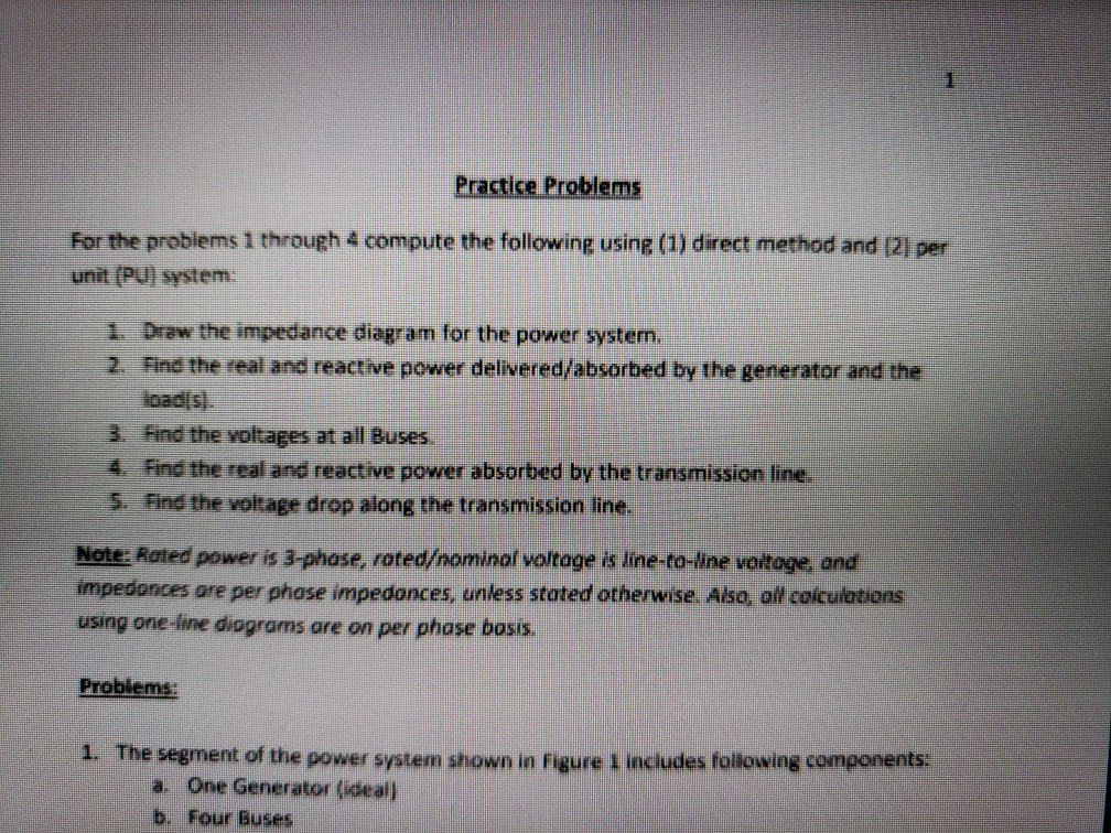 Solved Practice Problems For the problems 1 through 4 | Chegg.com