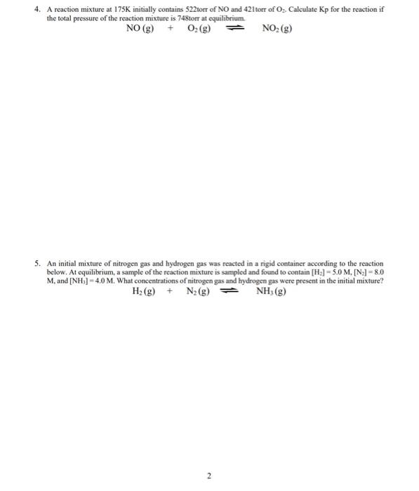 Solved CHEM101 Homework 24 Equilibrium Calculations 12 : ICE | Chegg.com