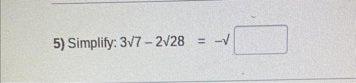 Solved 5) Simplify: 37−228=−4) Given the arithmetic series | Chegg.com