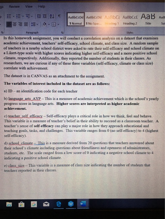 View Review Help gs E E AaBbCcDd AaBbCcDd AaBbC | Chegg.com