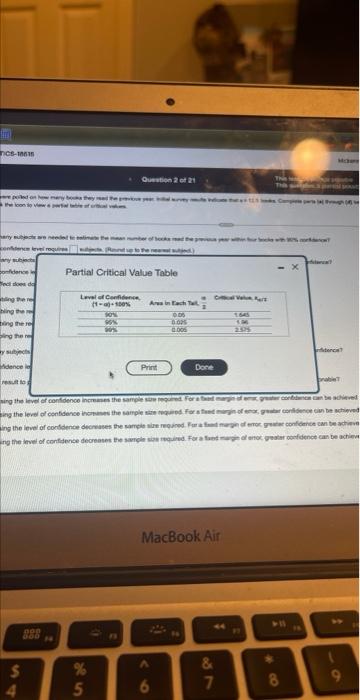 Solved Cilok the icon to vien a partial table of critical | Chegg.com