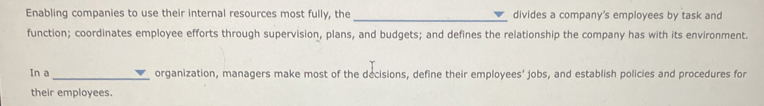 Solved Enabling companies to use their internal resources | Chegg.com