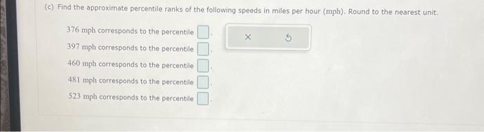 Solved Draw the percentile graph using the class boundaries | Chegg.com