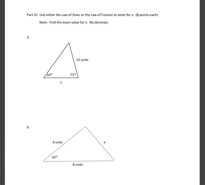 Solved calc class but working on trig pleae show all work | Chegg.com Solved calc class but working on trig pleae show all work | Chegg.com